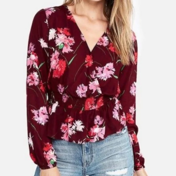 Express | Tops | Express Top Floral Women | Poshmark